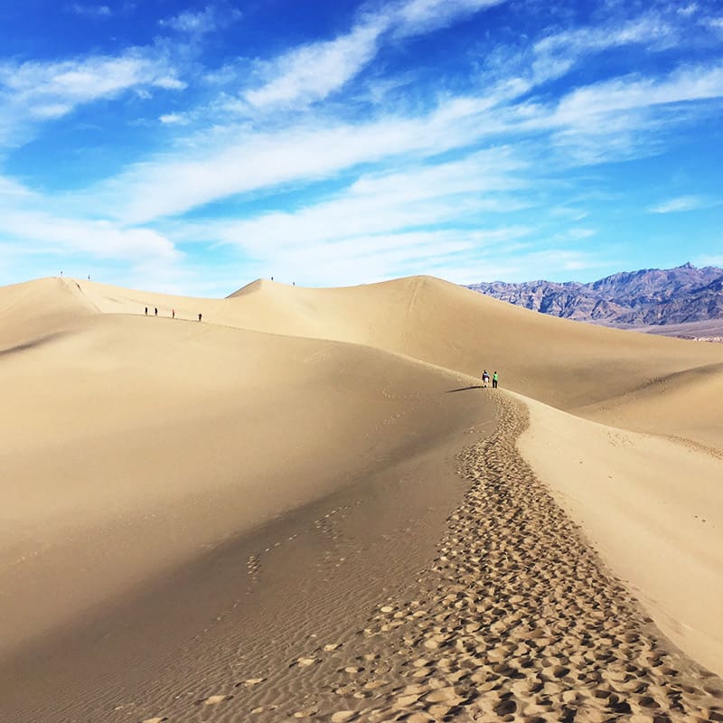 Literary regions class gets down in Death Valley | University of ...